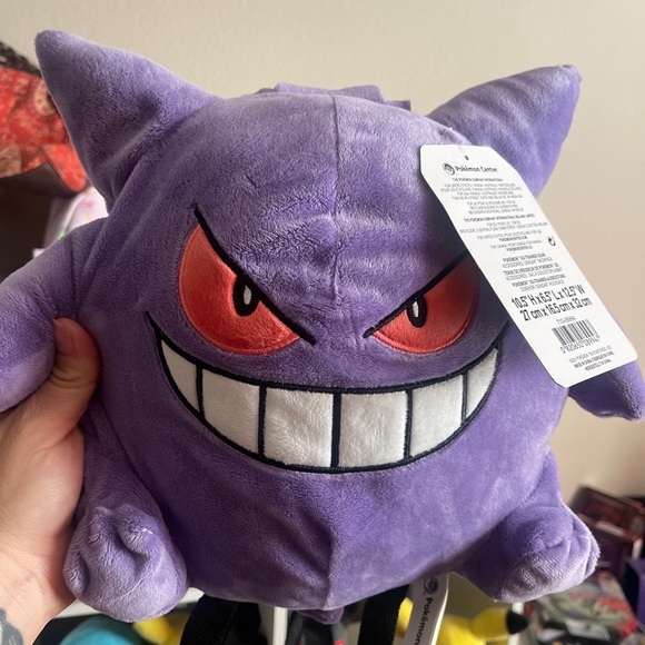 Bags | Pokemon Center Original Gengar Plush Backpack 221 Pokmon Go Item ...